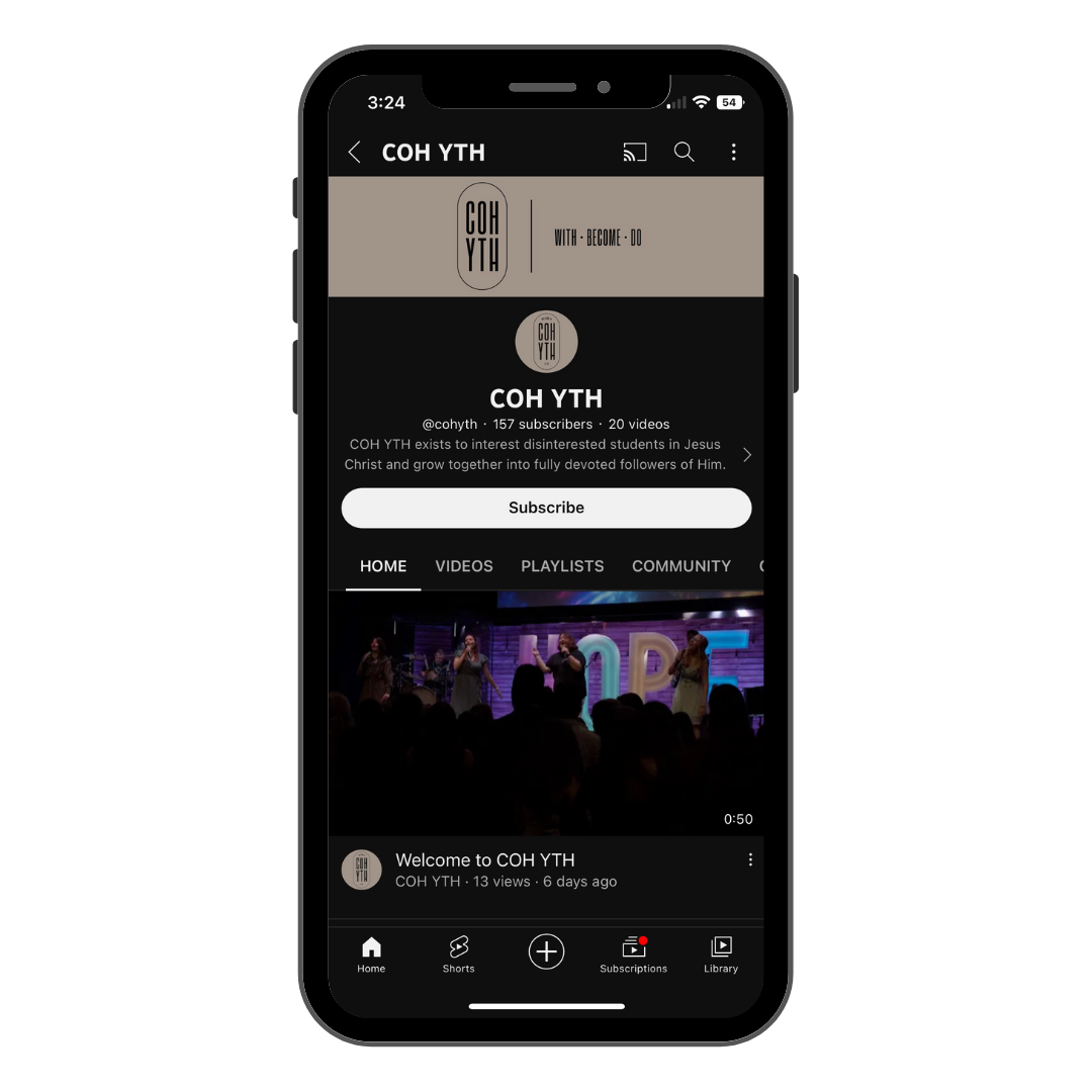 COH YTH — Community of Hope