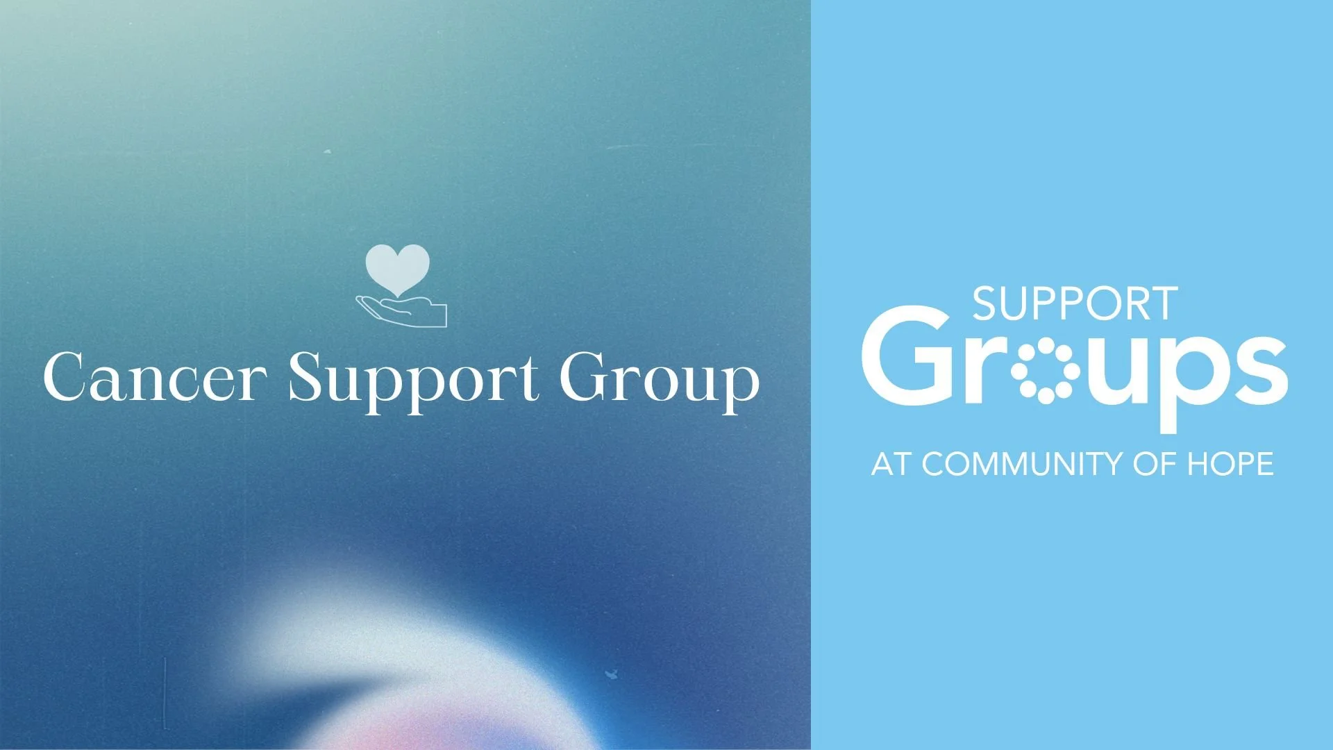 Support Groups — Community of Hope