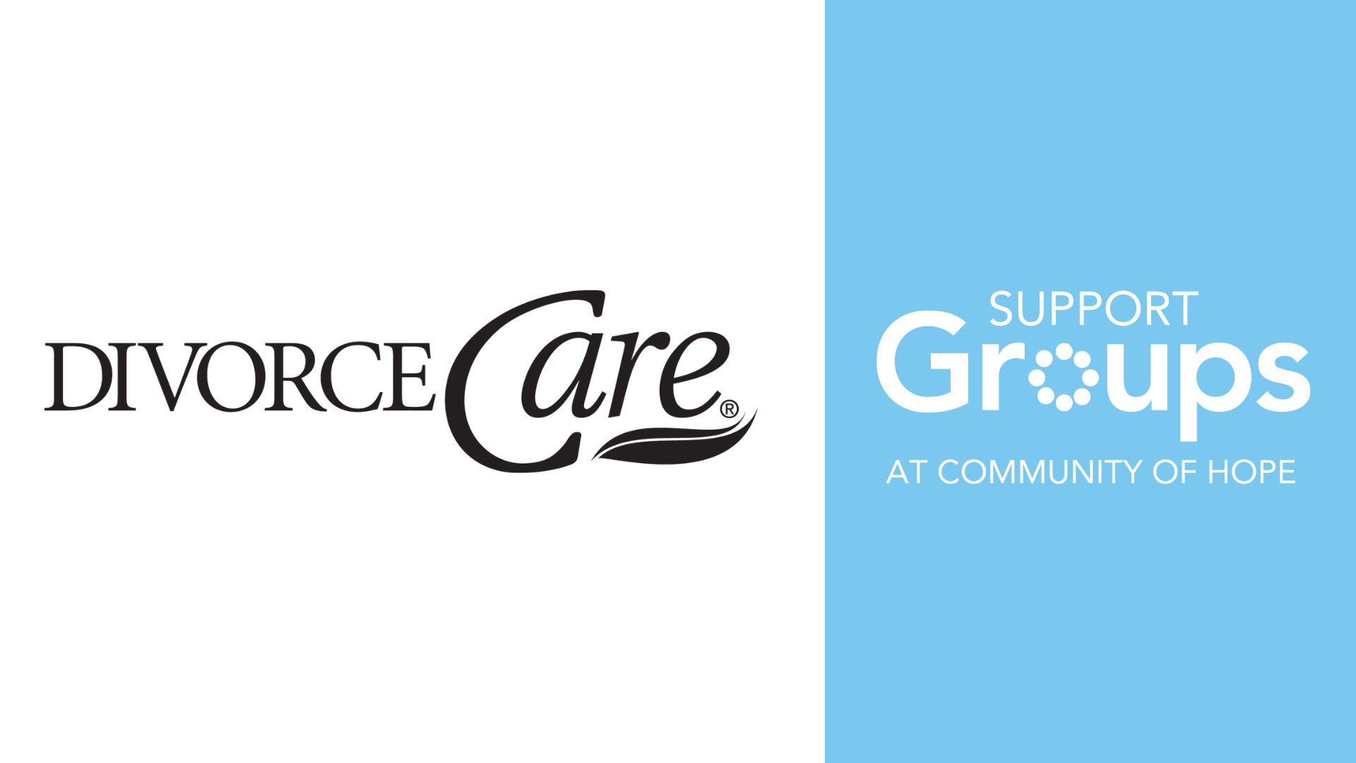 Support Groups — Community of Hope