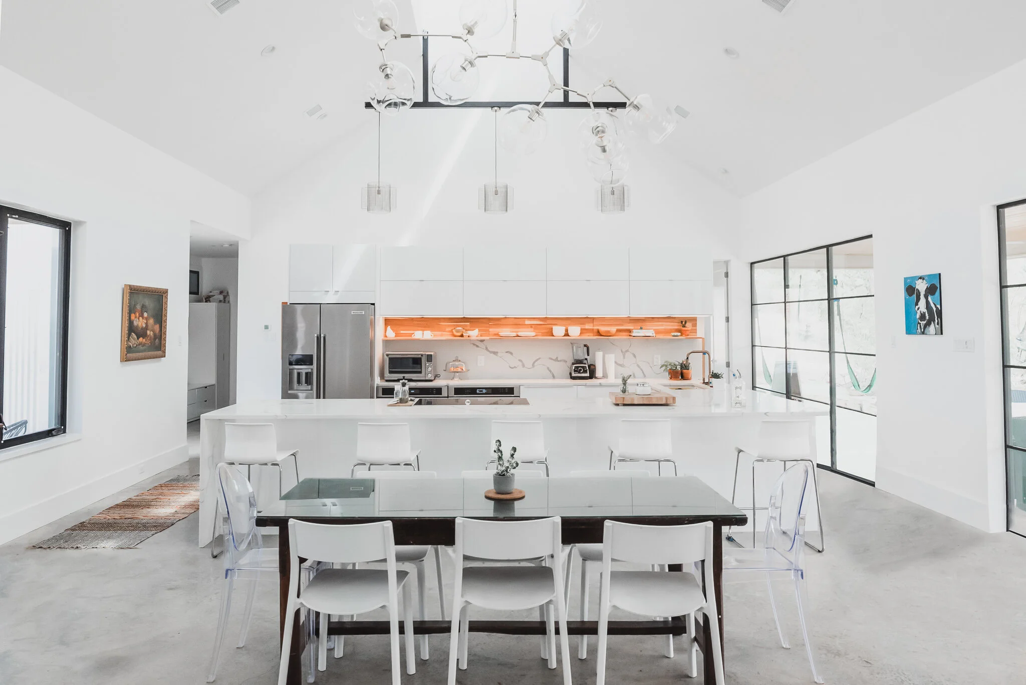 A Modern Home in Millican — Hamilton Custom Homes