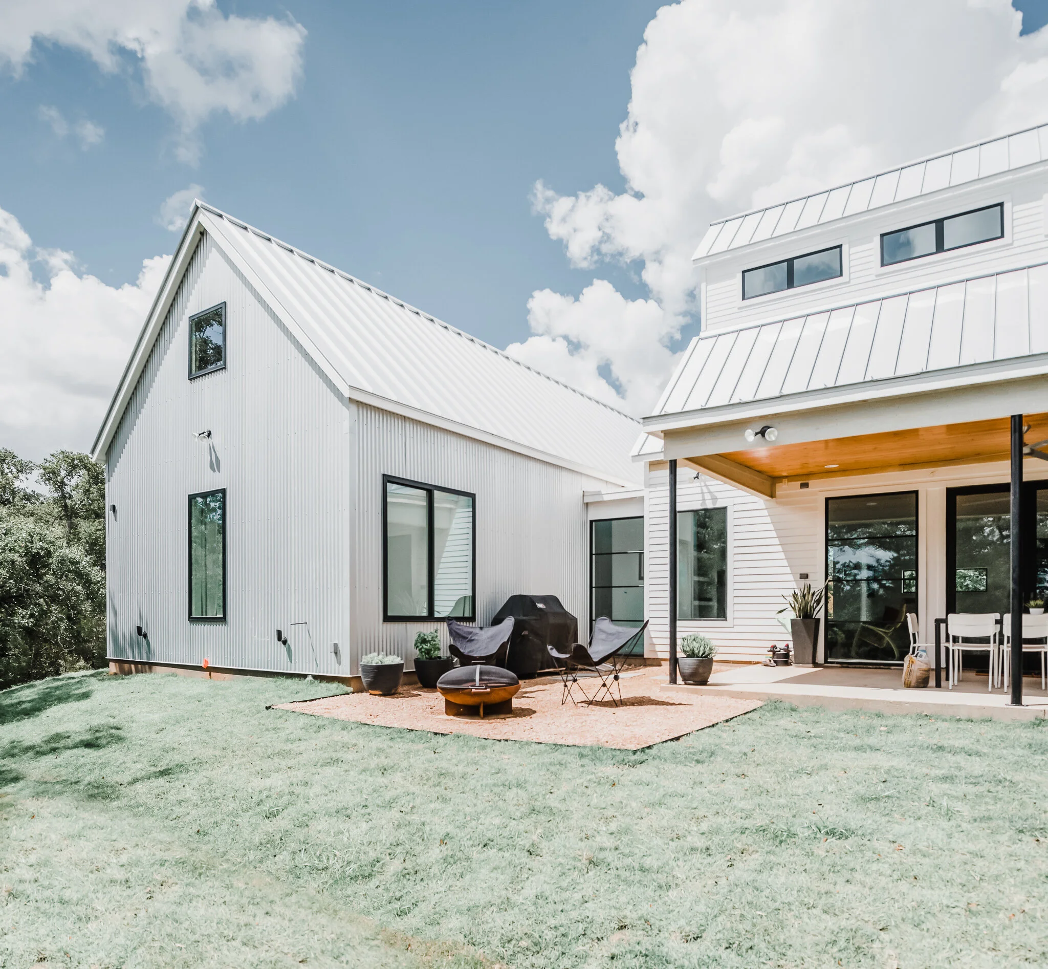 A Modern Home in Millican — Hamilton Custom Homes