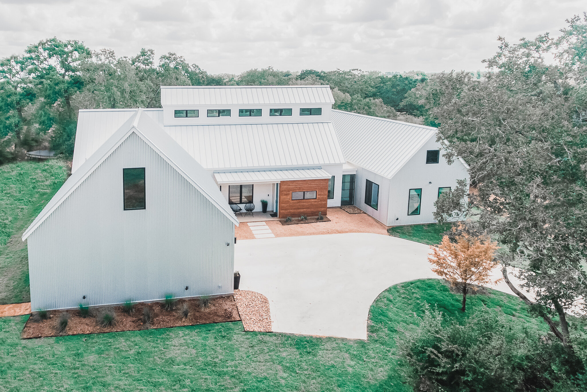 A Modern Home in Millican — Hamilton Custom Homes