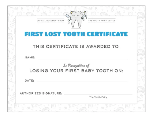 TOOTH FAIRY KIT — Cache Valley Pediatric Dentistry