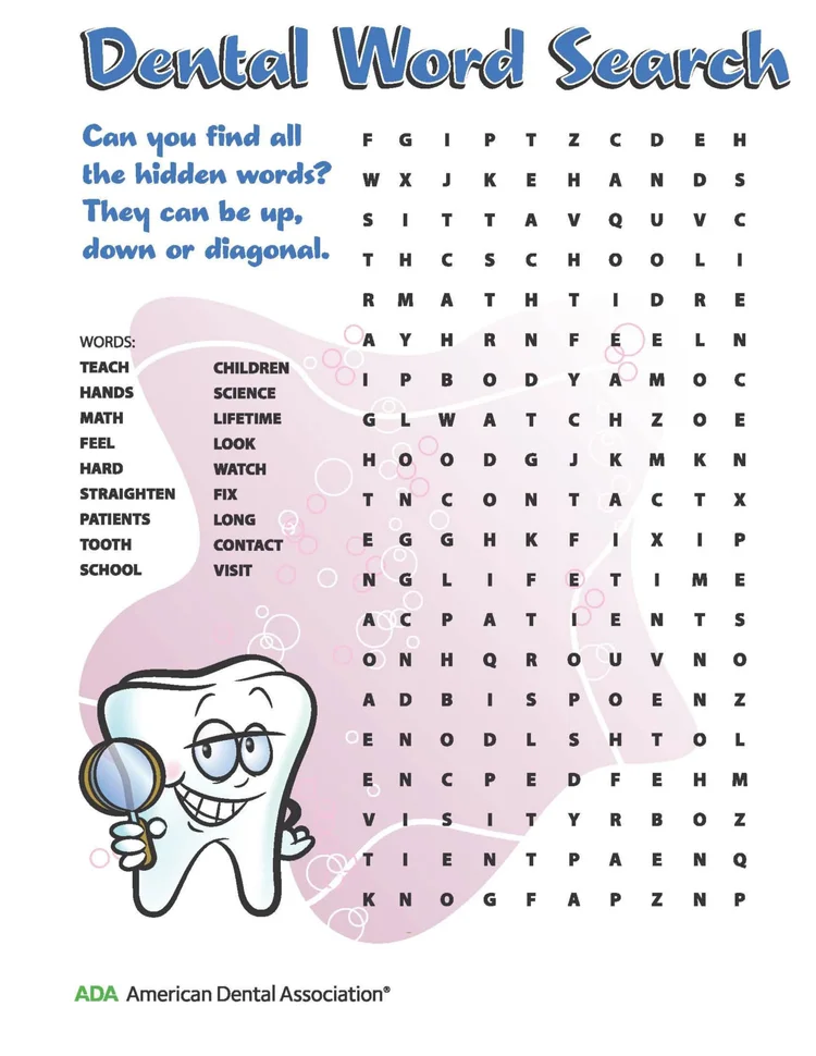 Kids Dental Activities & Printables — Cache Valley Pediatric Dentistry