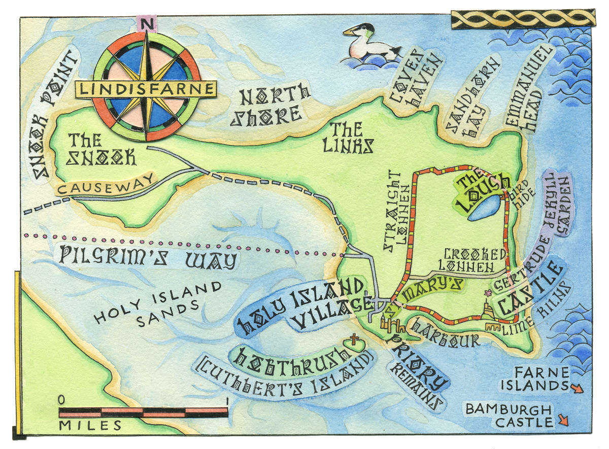 Original Illustrated Maps, townscapes, landscapes and nature studies ...