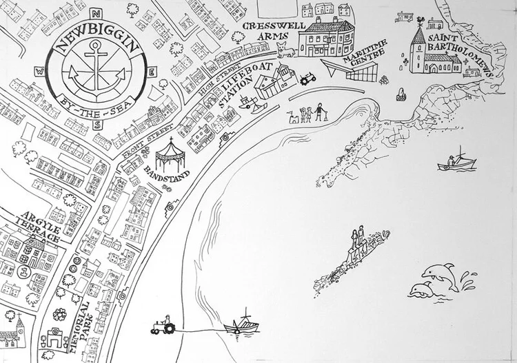 Newbiggin — Northumberland Artist | Sarah Farooqi