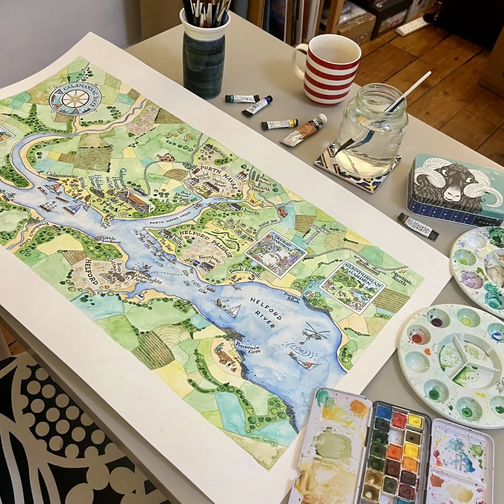 Welcome to my studio — Northumberland Artist | Sarah Farooqi