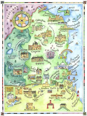6 ways my mapmaking has changed over time — Northumberland Artist ...