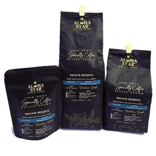 Award-winning, Estate grown specialty 100% Kona coffee | Aloha Star 100 ...
