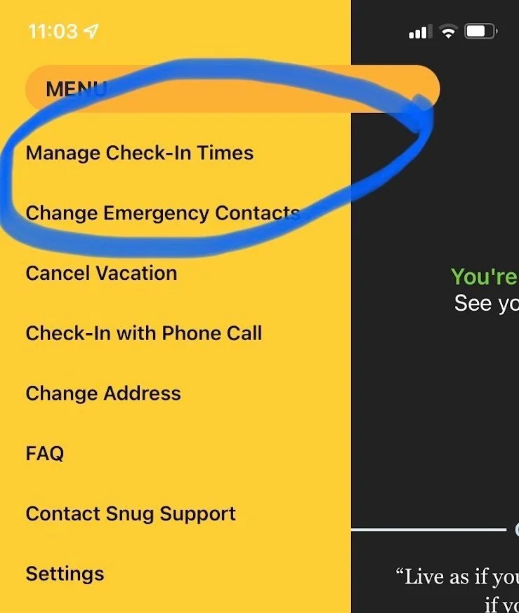 Multiple Check-In Instructions — Snug Safety