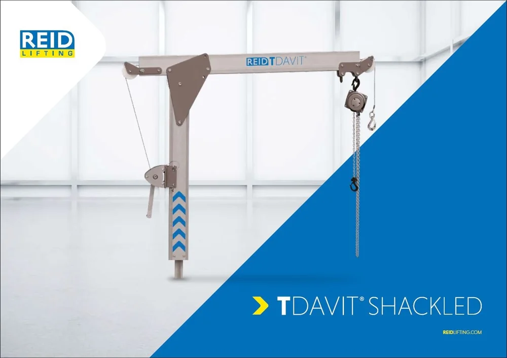 Overviews for our aluminium lifting gantry and davit systems — REID Lifting