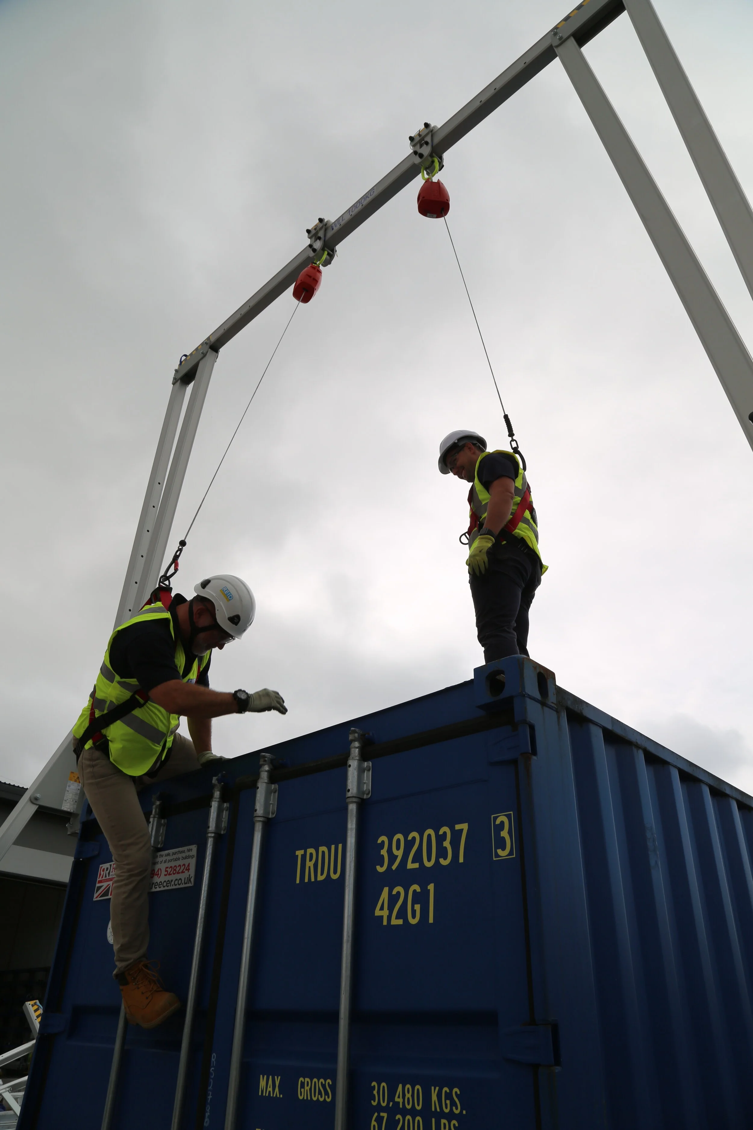 Porta Gantry provides a portable solution for preventing falls from ...
