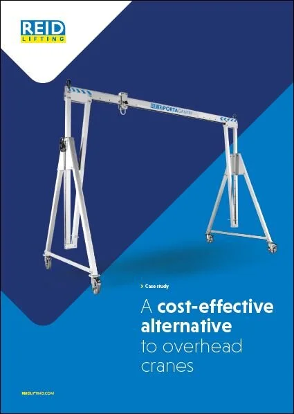 Case studies for A-frame Mobile Gantry & Davit Jib systems — REID Lifting