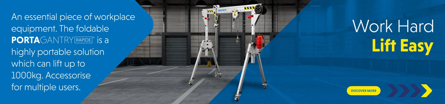 PORTA GANTRY RAPIDE - Goods and Personnel Lifting Aluminium Gantry ...
