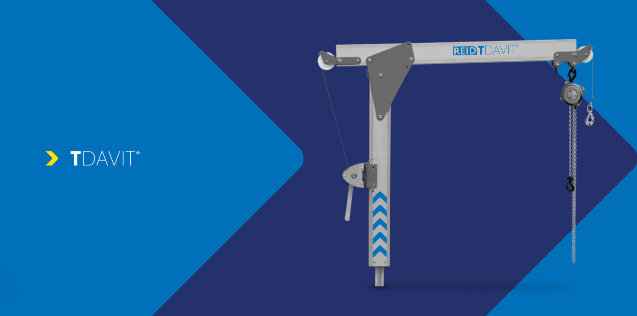 Range of lightweight, aluminium davit lifting and safety systems — REID ...
