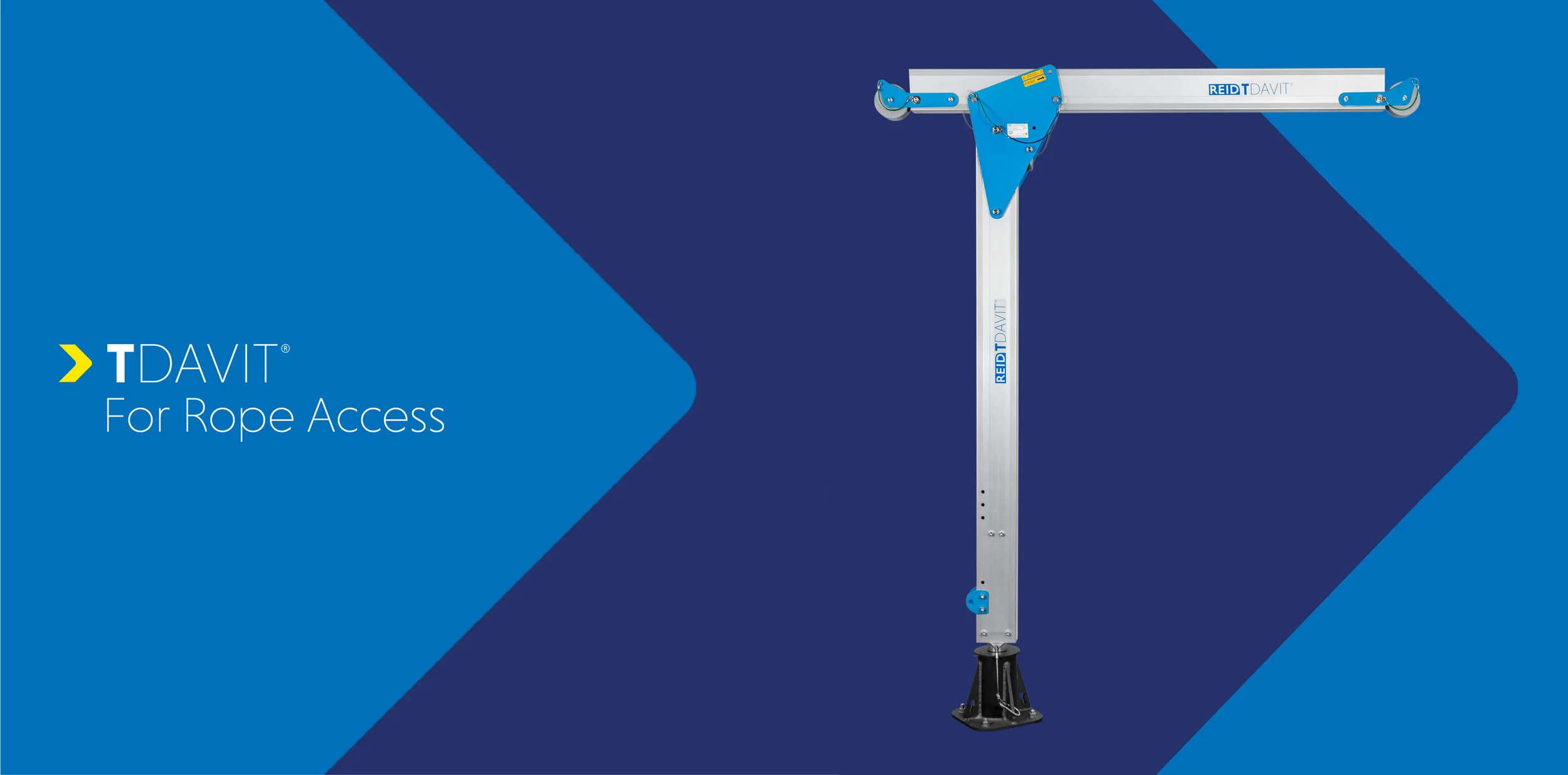 Range of lightweight, aluminium davit lifting and safety systems — REID ...