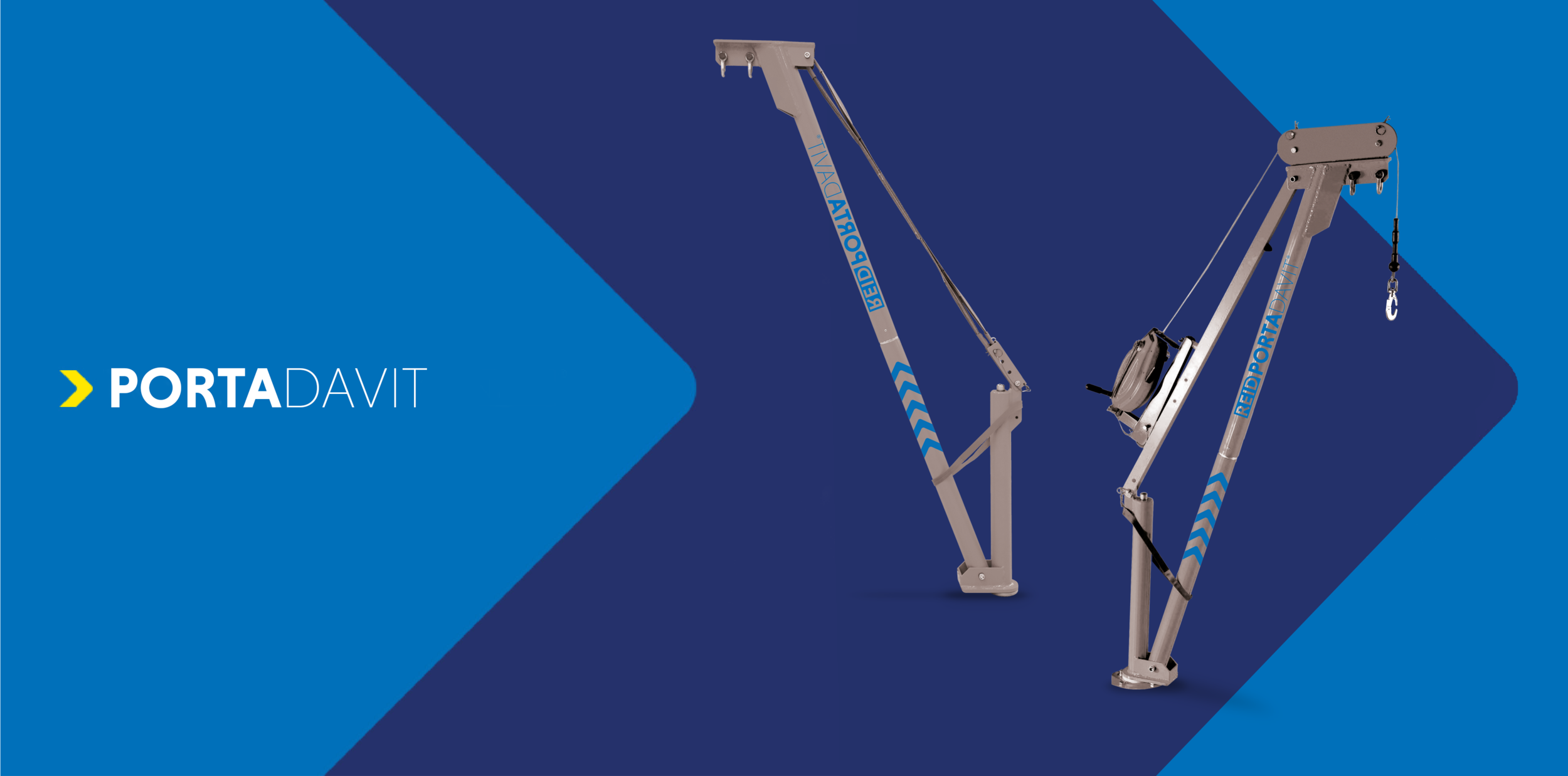 Range of lightweight, aluminium davit lifting and safety systems — REID ...
