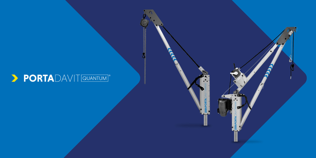 Range of lightweight, aluminium davit lifting and safety systems — REID ...