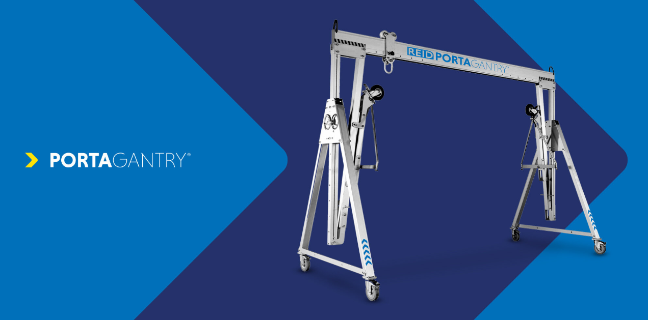 Range of lightweight, aluminium a-frame gantry lifting systems — REID ...