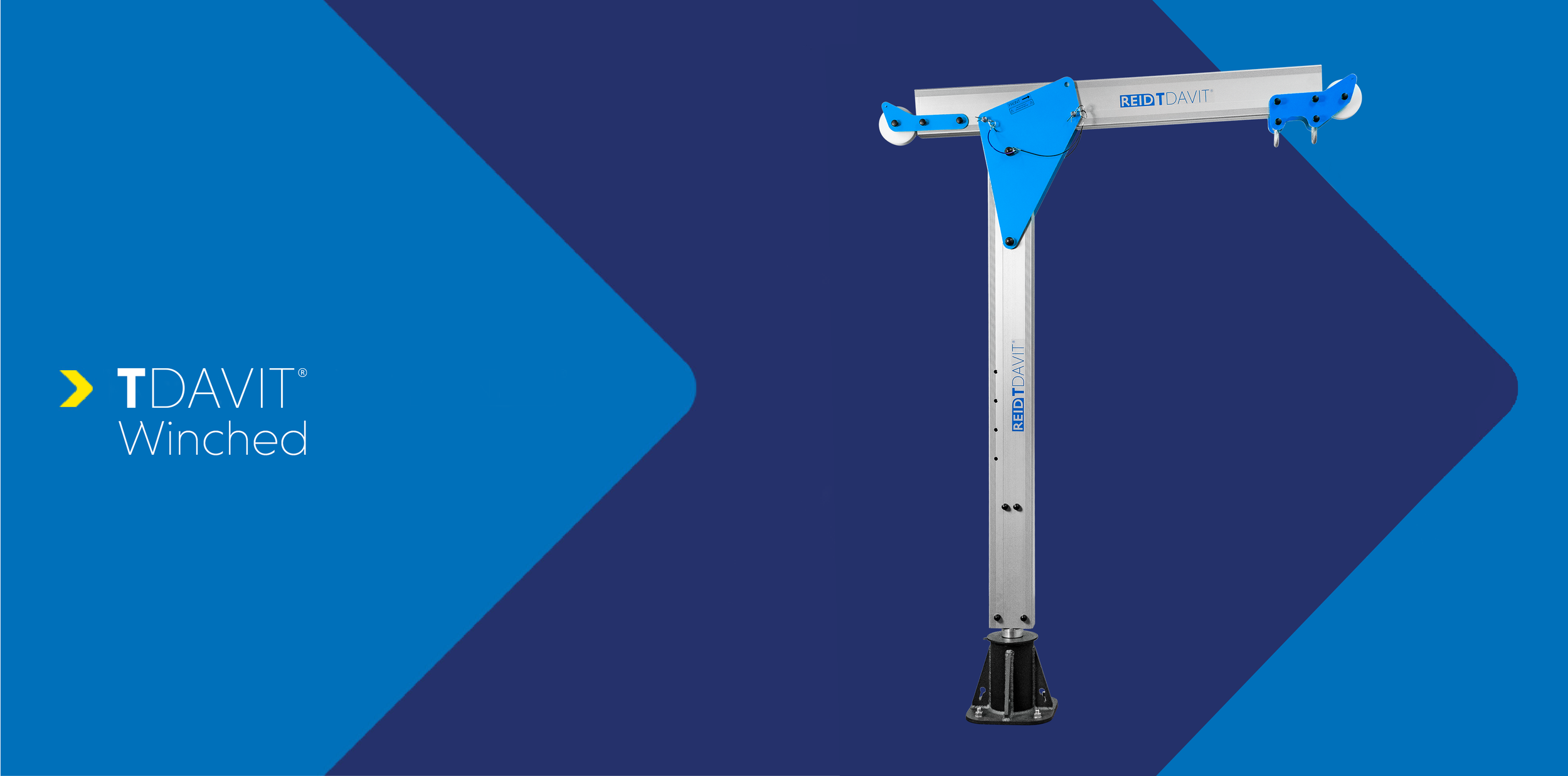 Range of lightweight, aluminium davit lifting and safety systems — REID ...