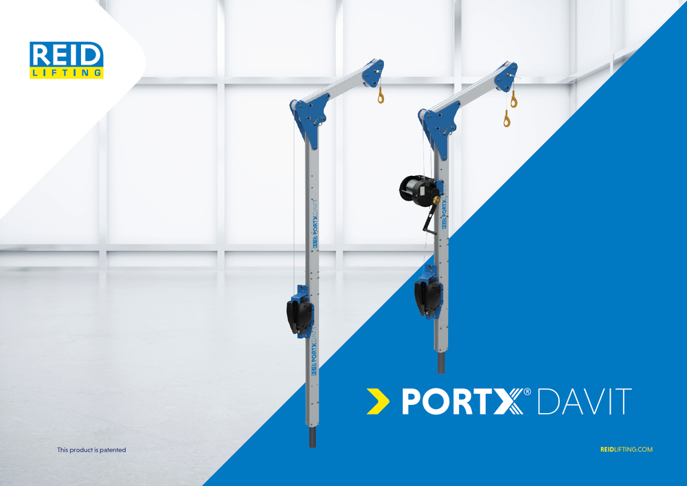 Overviews for our aluminium lifting gantry and davit systems — REID Lifting