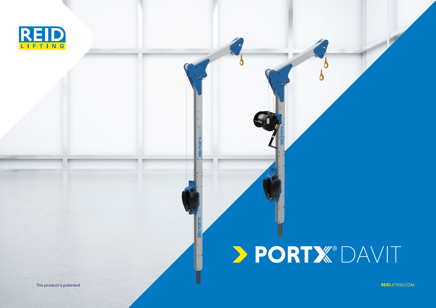 Overviews for our aluminium lifting gantry and davit systems — REID Lifting
