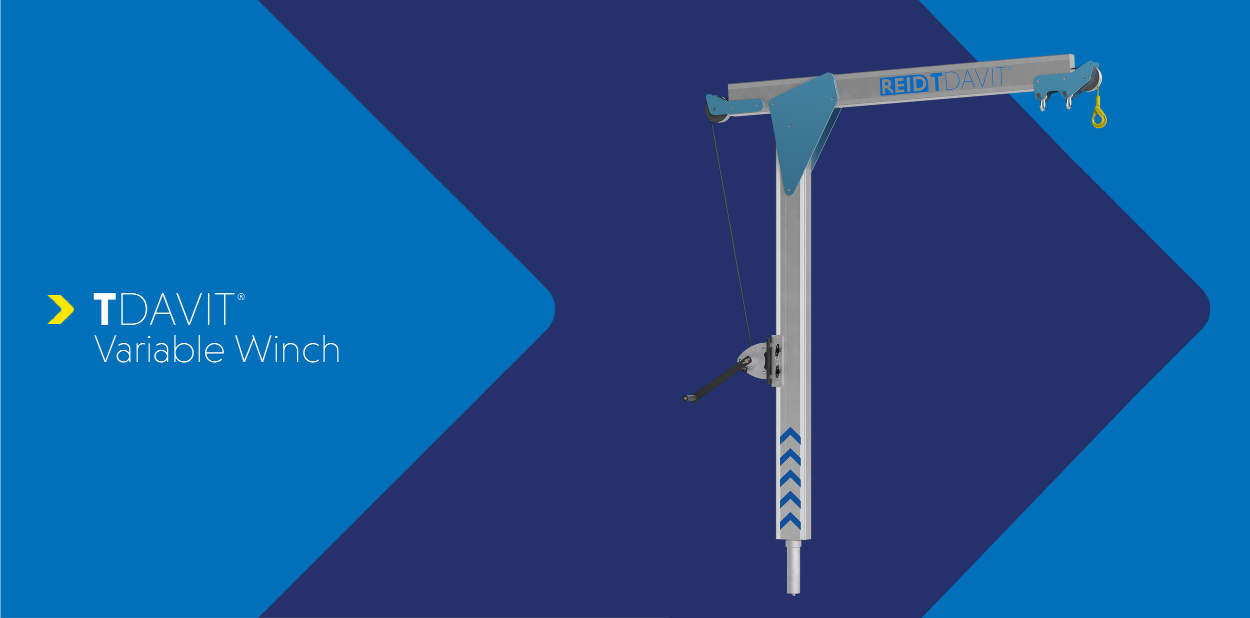 Range of lightweight, aluminium davit lifting and safety systems — REID ...