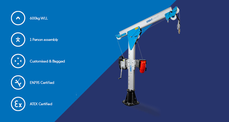 Range of lightweight, aluminium davit lifting and safety systems — REID ...
