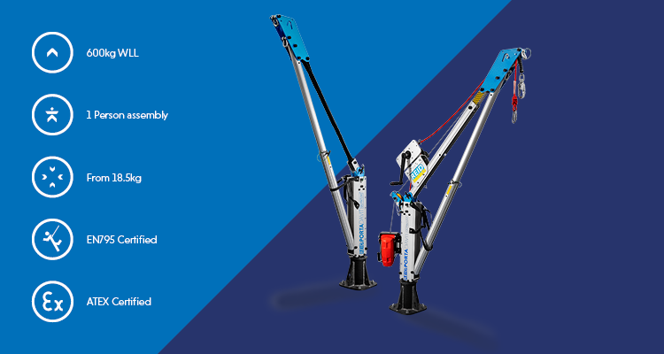 Range of lightweight, aluminium davit lifting and safety systems — REID ...