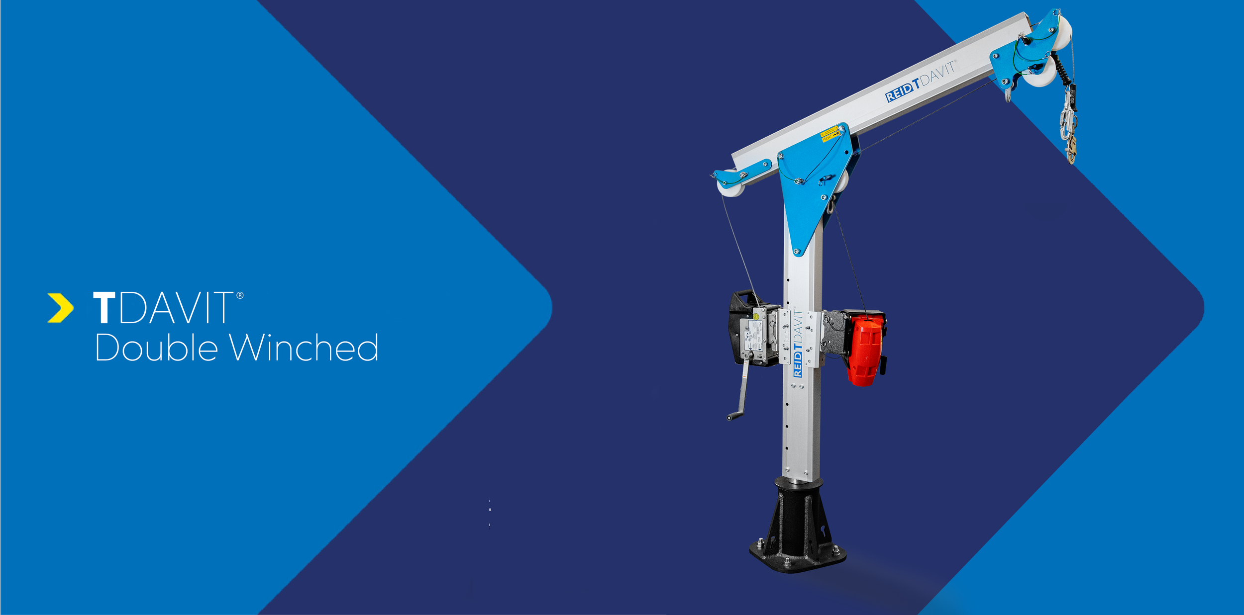 Range of lightweight, aluminium davit lifting and safety systems — REID ...