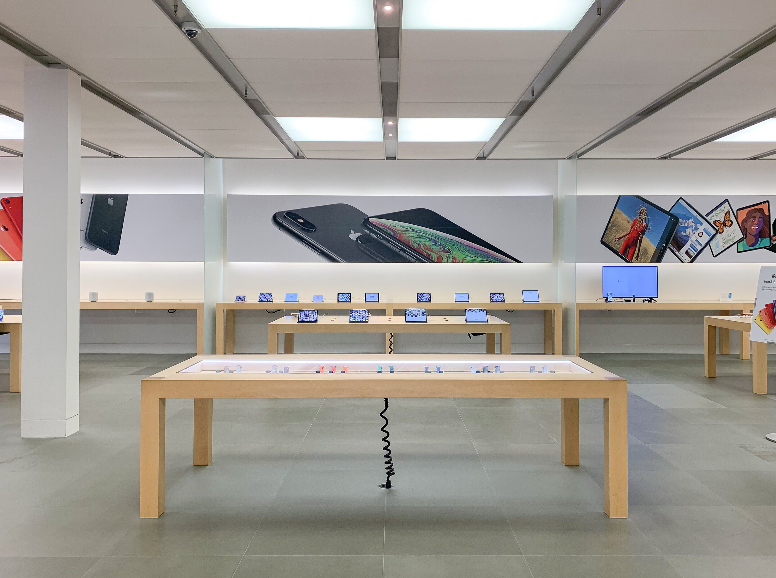 Empty Apple Store