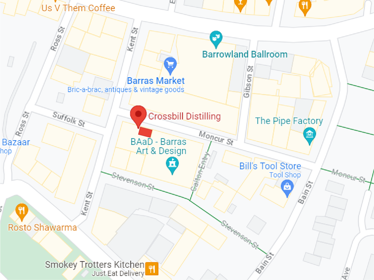 FIND US — CROSSBILL GIN