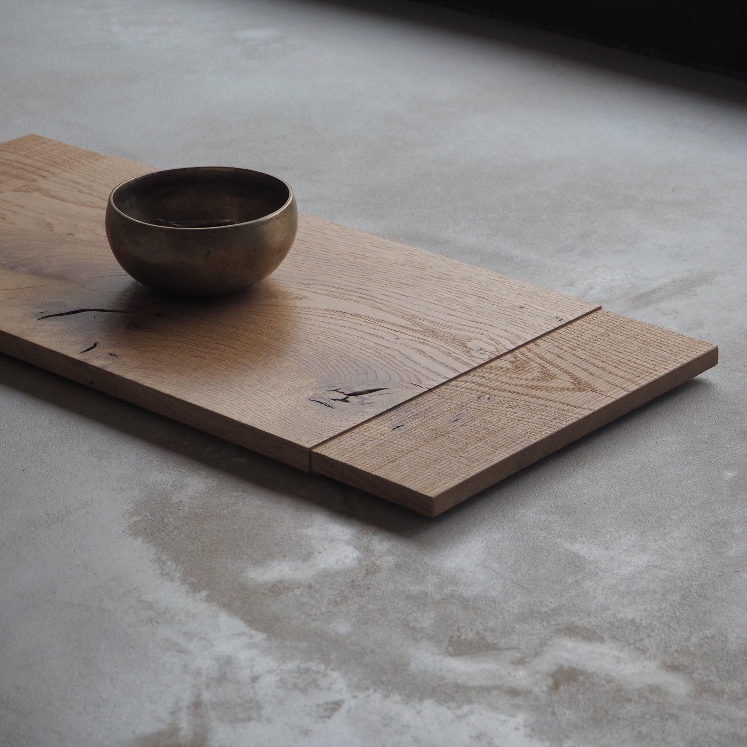 oak tray with sawn texture 2 — pachadesign