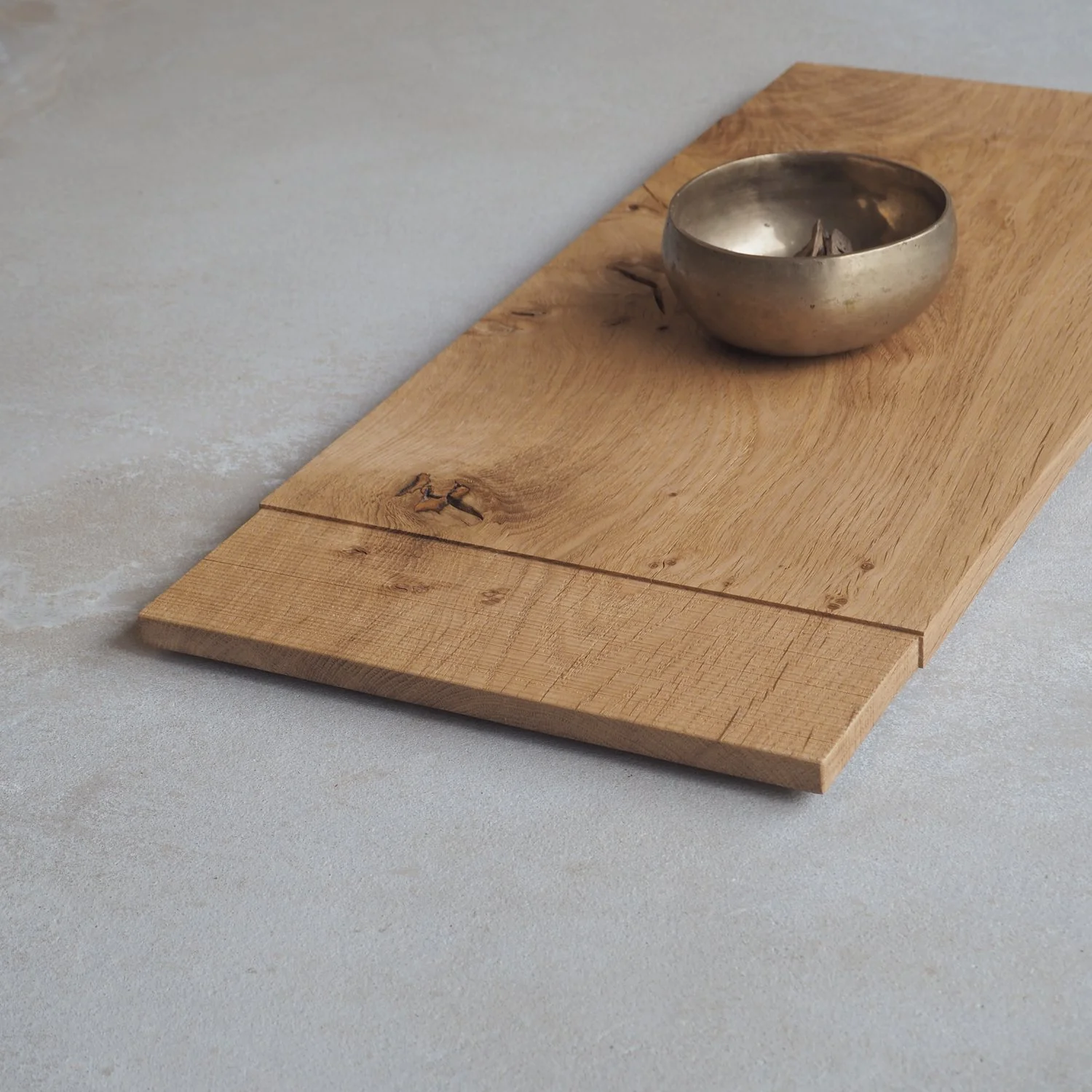 oak tray with sawn texture 2 — pachadesign