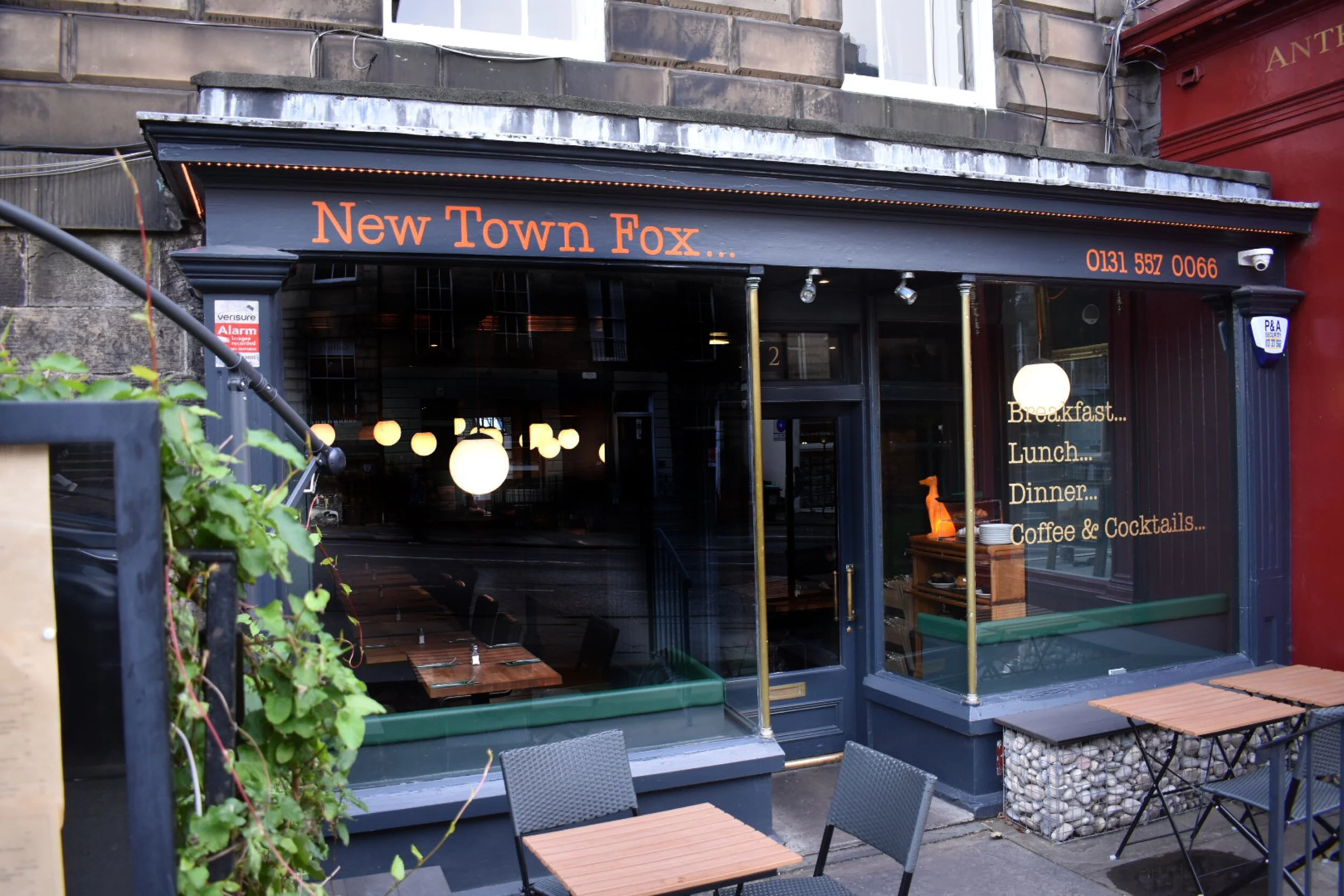 New Town Fox - Edinburgh Restaurant