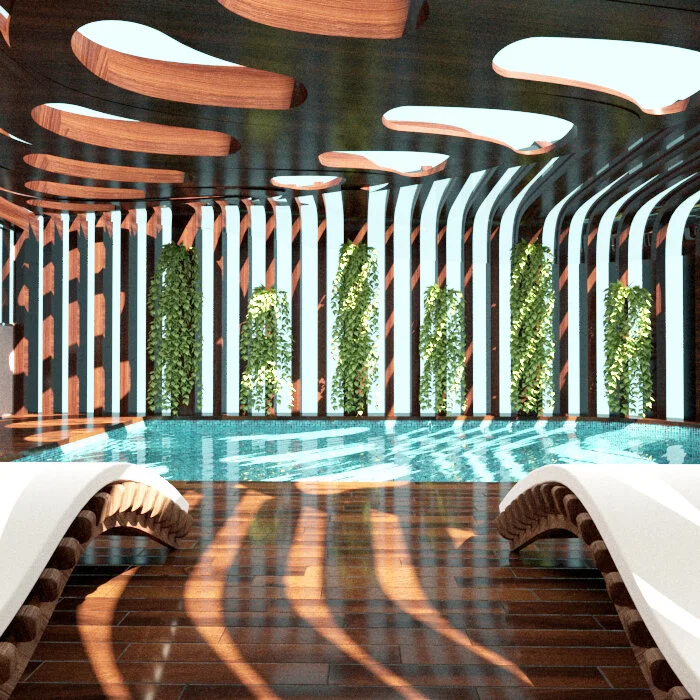 pool, parametric pool, residential, pool building, luxury residential ...