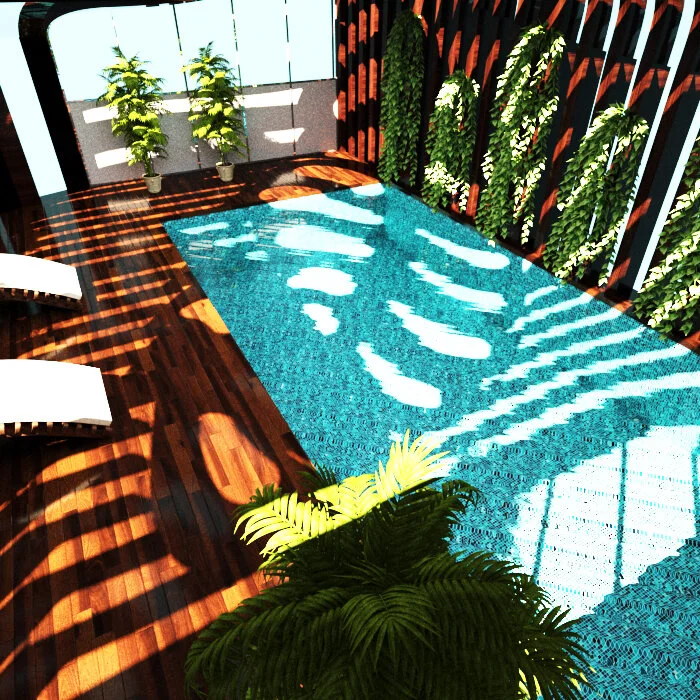 pool, parametric pool, residential, pool building, luxury residential ...