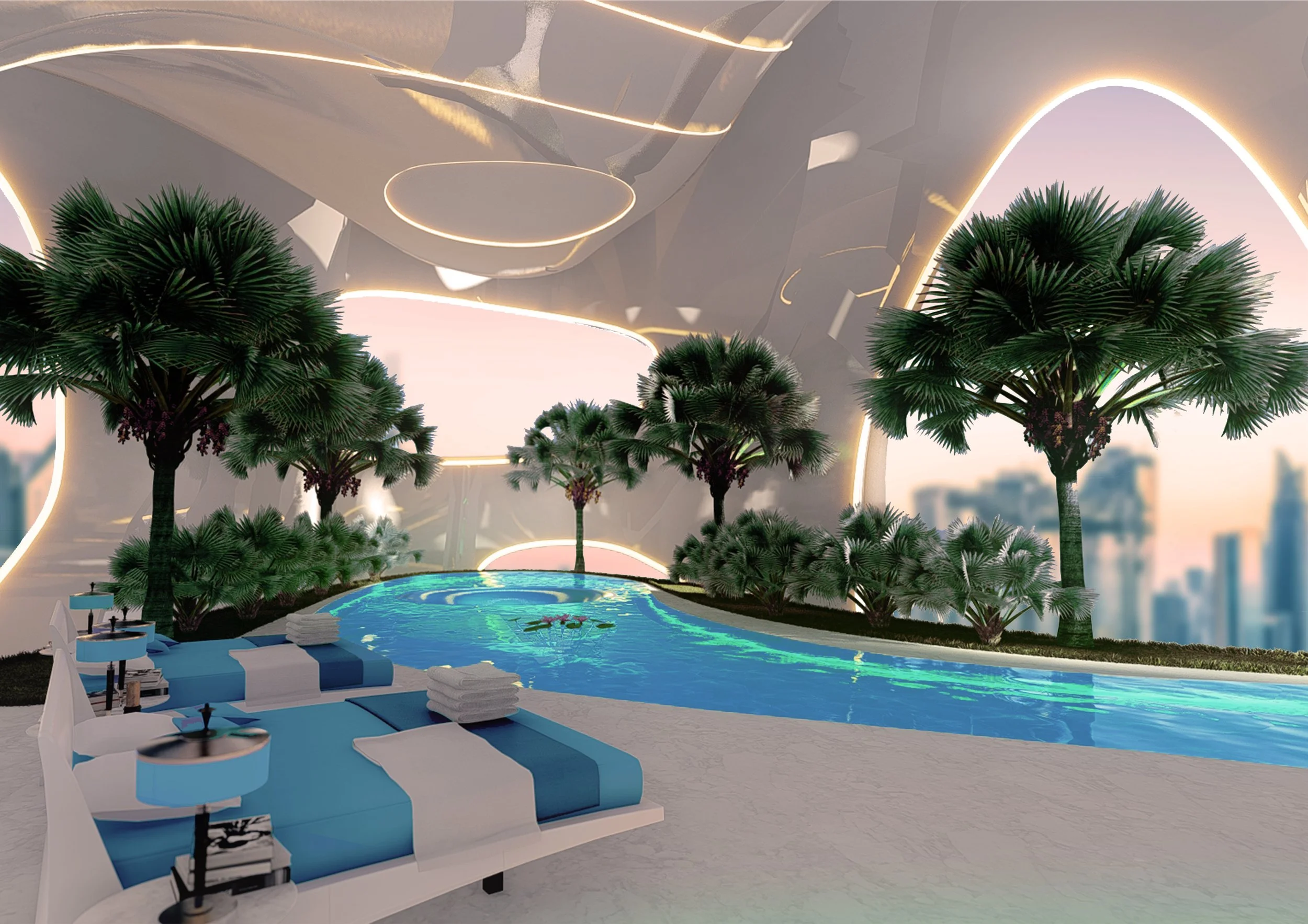 Multigenerational residential development, mixed use scheme, garden ...