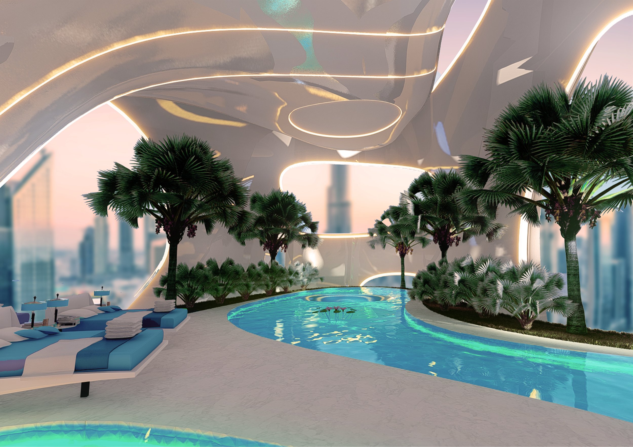 Multigenerational residential development, mixed use scheme, garden ...