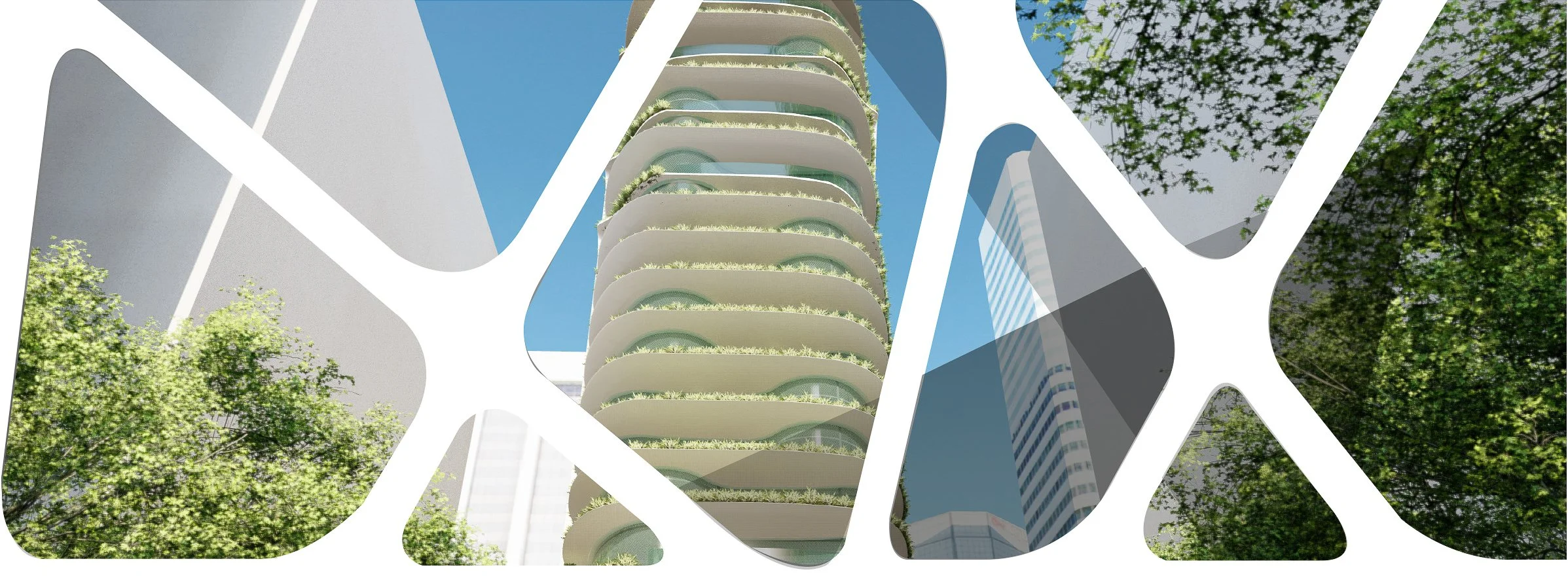 Multigenerational residential development, mixed use scheme, garden ...