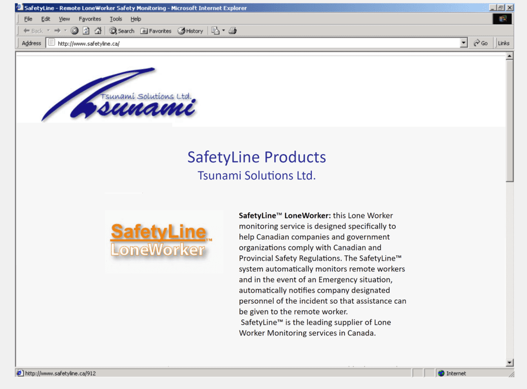 SafetyLine Lone Worker: Trusted in Safety Since 1999 - SafetyLine Lone ...