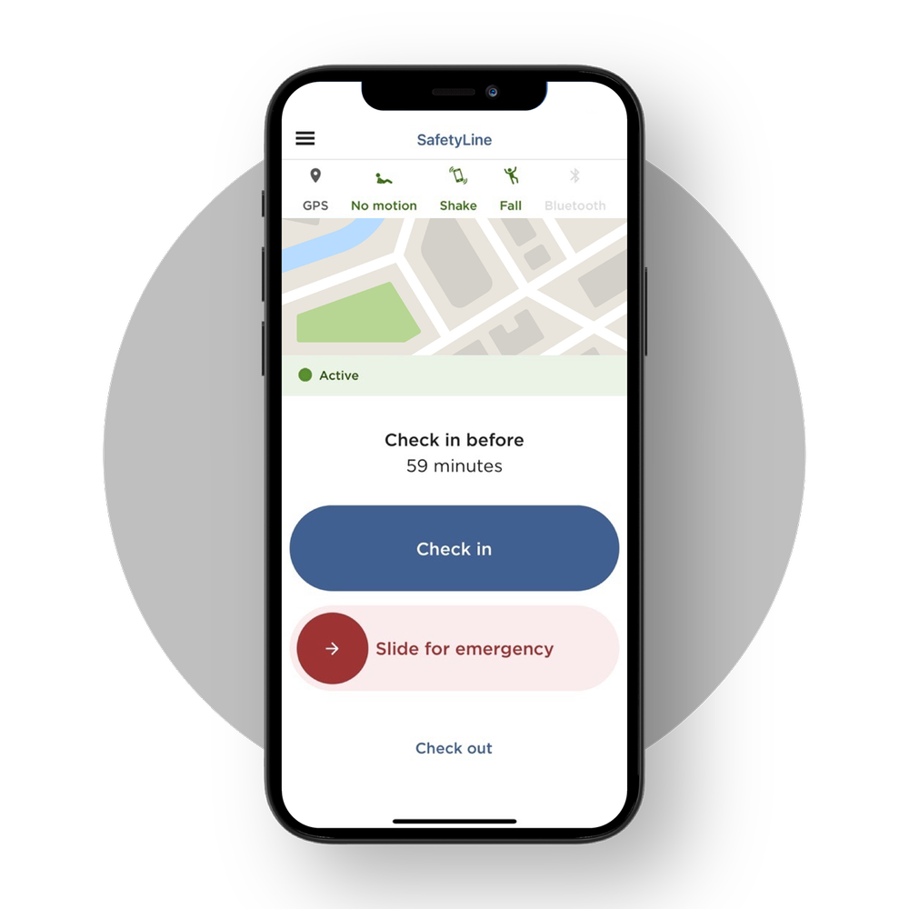 Lone Worker Safety Solution App for Smartphones - Safetyline