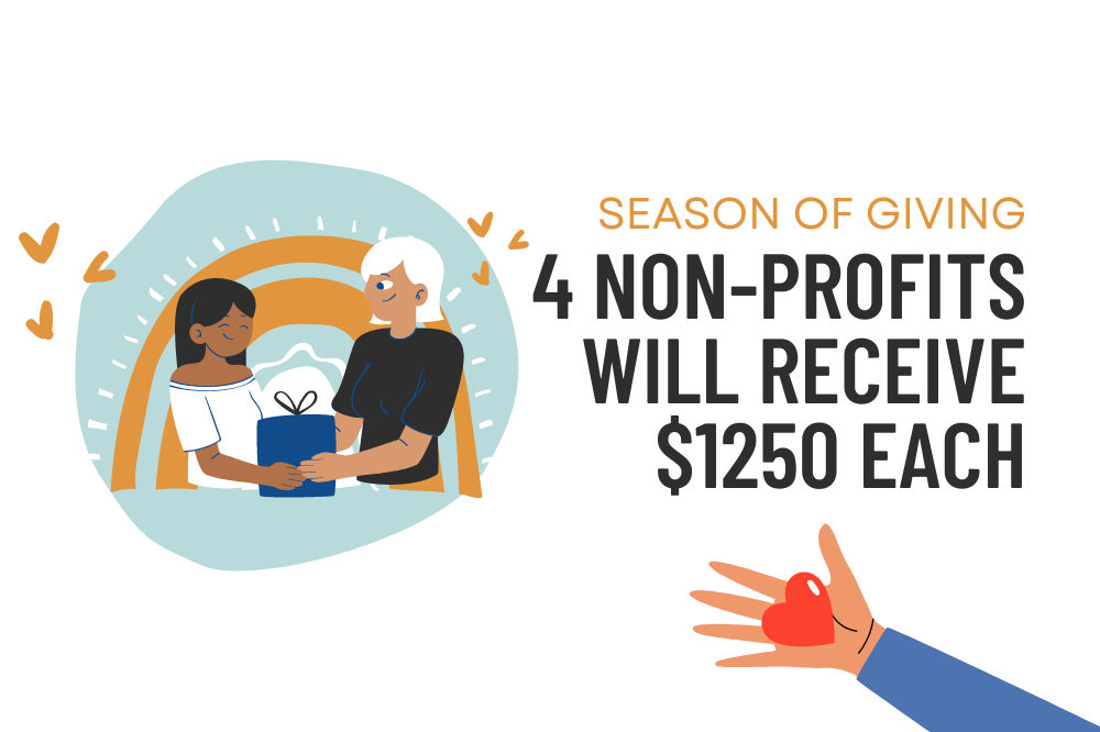 $5,000 of donations for non-profits and charities that matter to you!