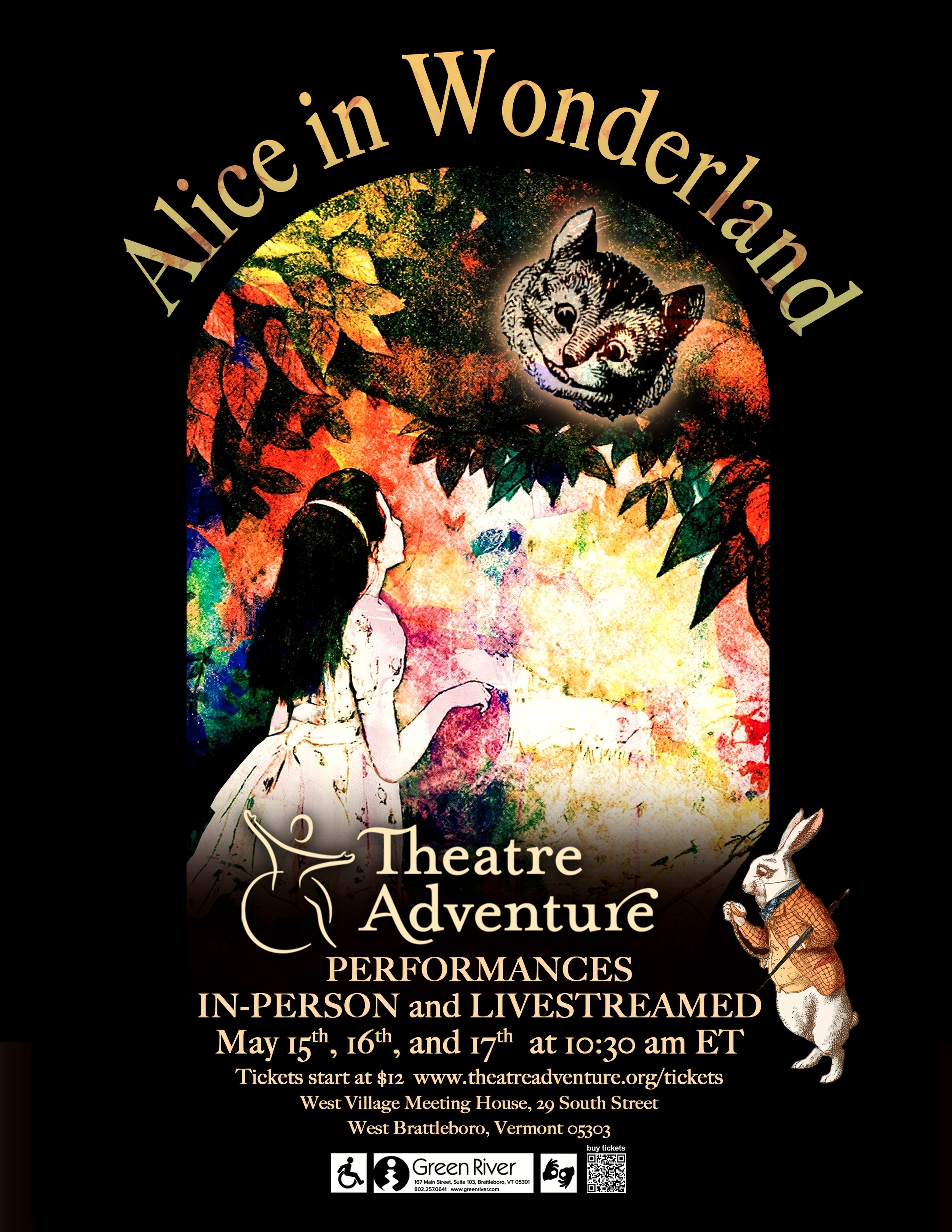 Alice In Wonderland Play Poster