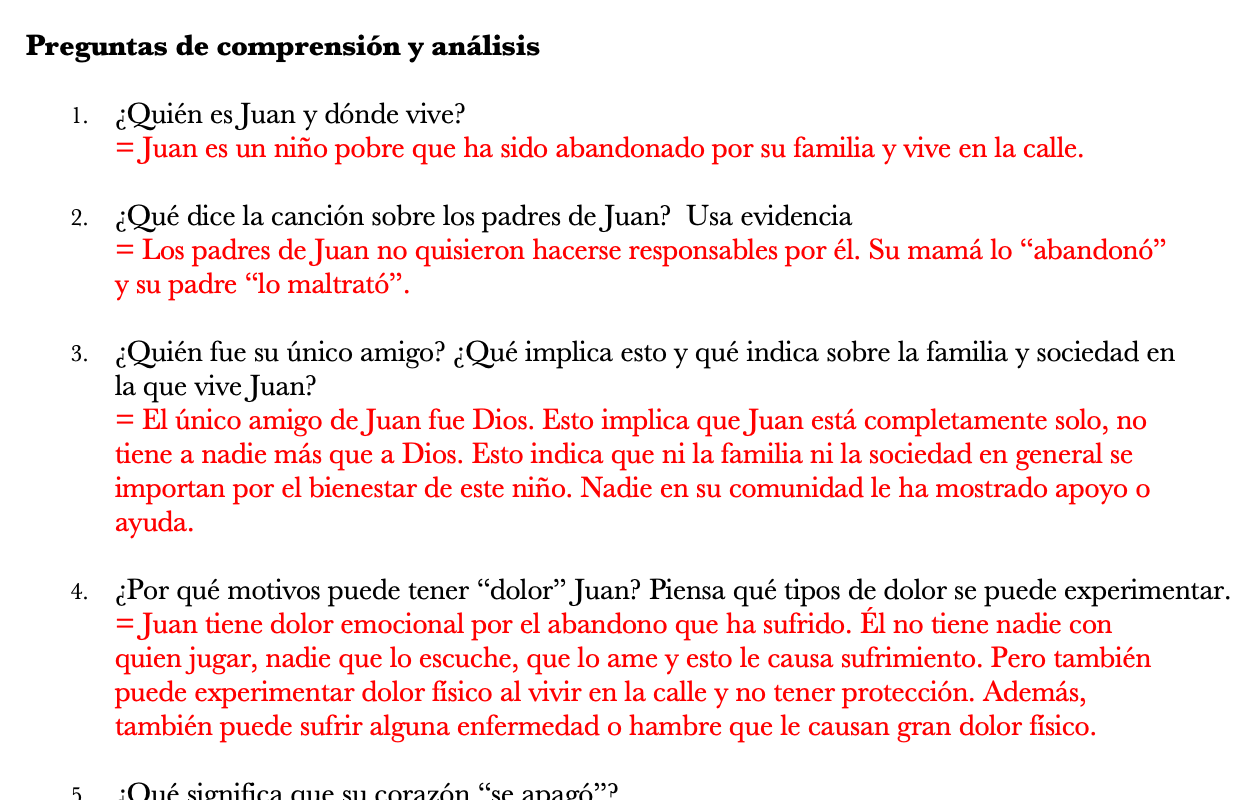 AP Spanish Language Materials — Carina Spanish