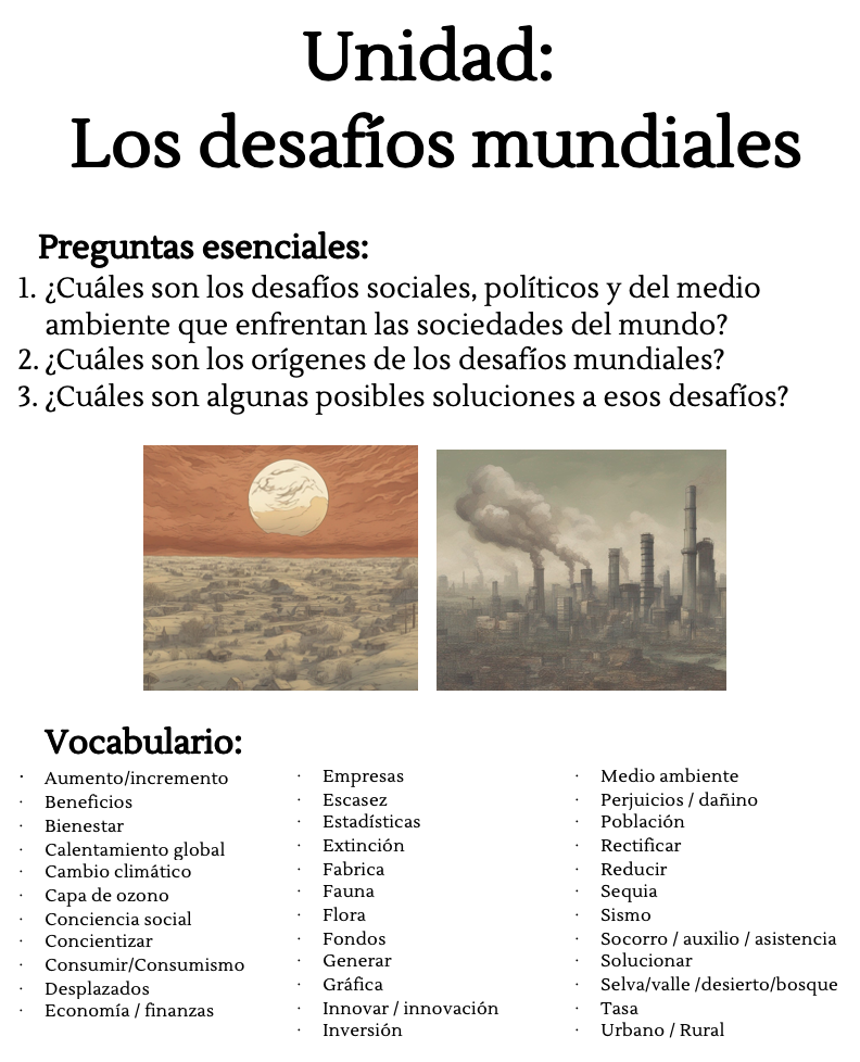 AP Spanish Language Materials — Carina Spanish