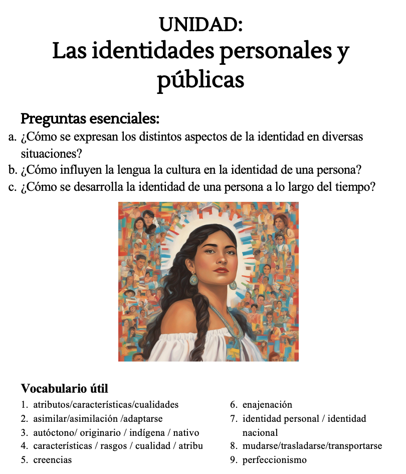 AP Spanish Language Materials — Carina Spanish