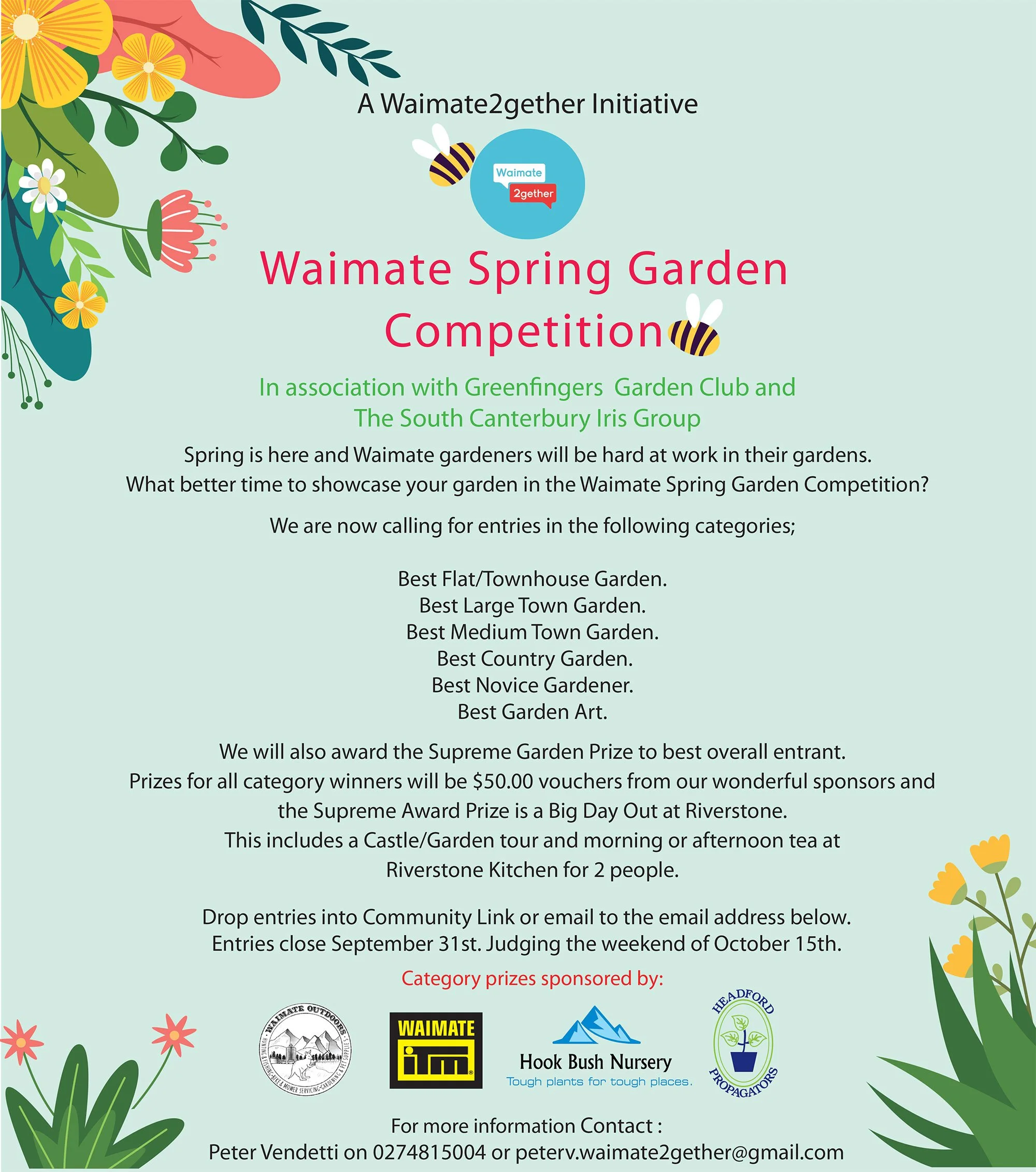 Waimate Summer Garden Competition — Waimate 2gether