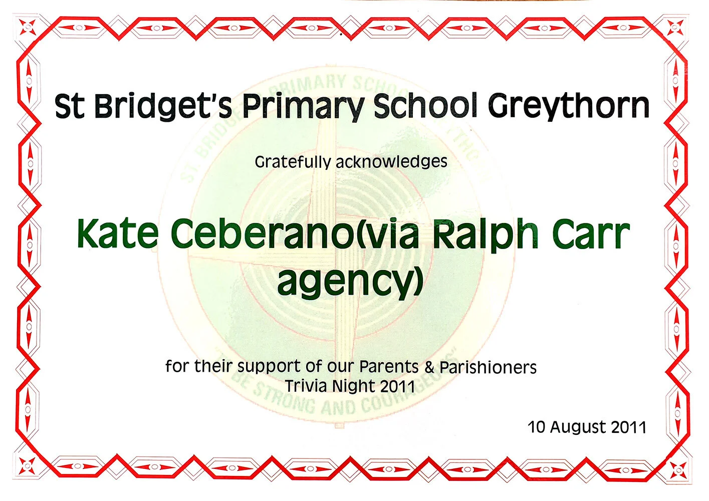 ABOUT — RALPH CARR