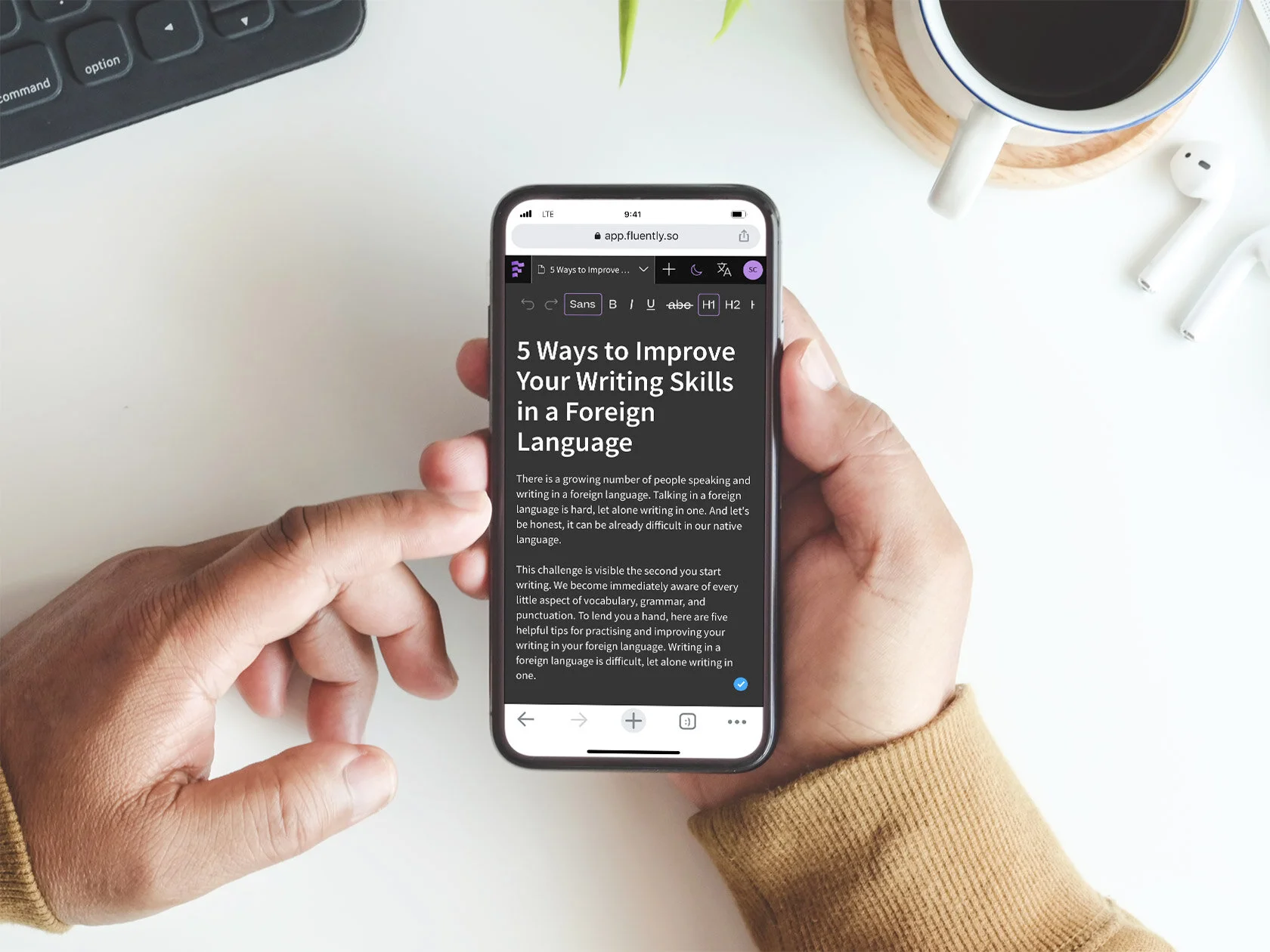 Fluently — Write fluently in any language